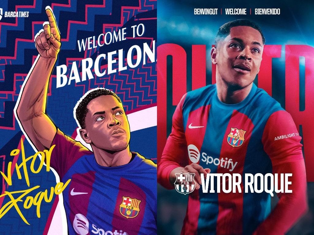 OFFICIAL! Vitor Roque joins Barcelona with a 7-year contract